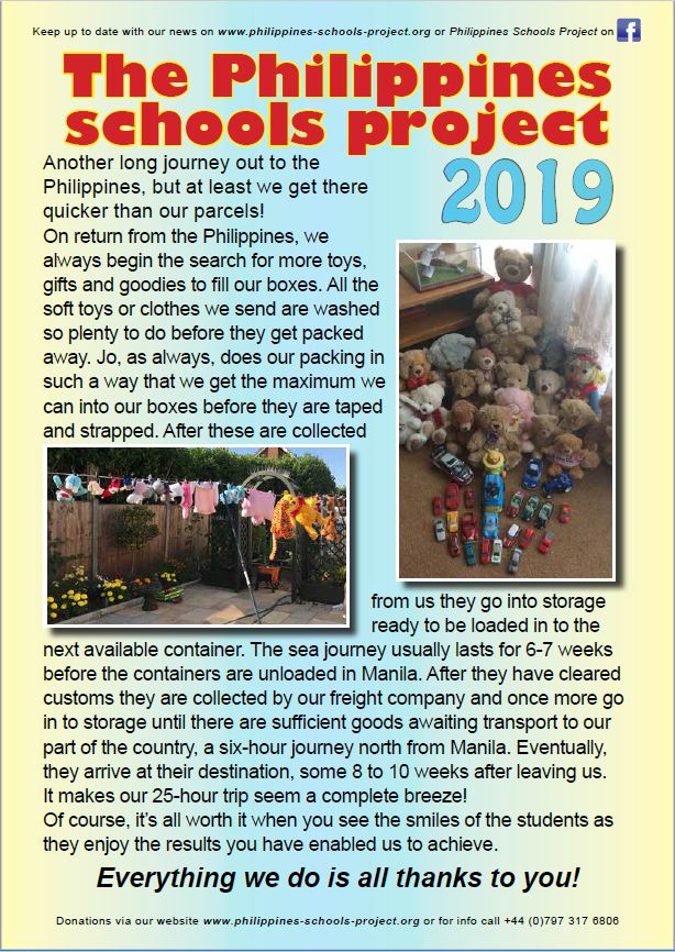 Philippines Schools Project – 2019 Update | RHPK